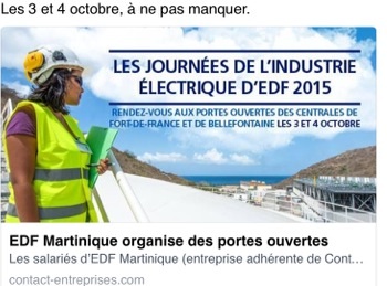 EDF Martinique : vous ne pourrez pas dire que vous n'étiez pas au ...