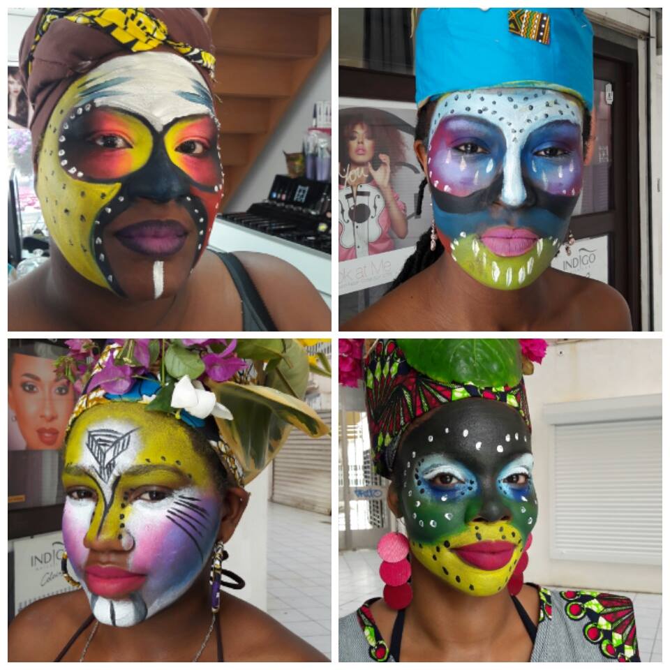 Carnaval Make Up In Guadeloupe - Bondamanjak
