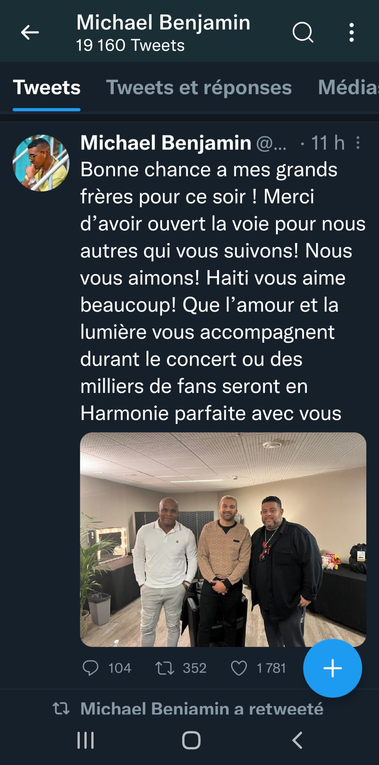 Michael Benjamin, Mikaben, est mort sur scène à Paris - Bondamanjak