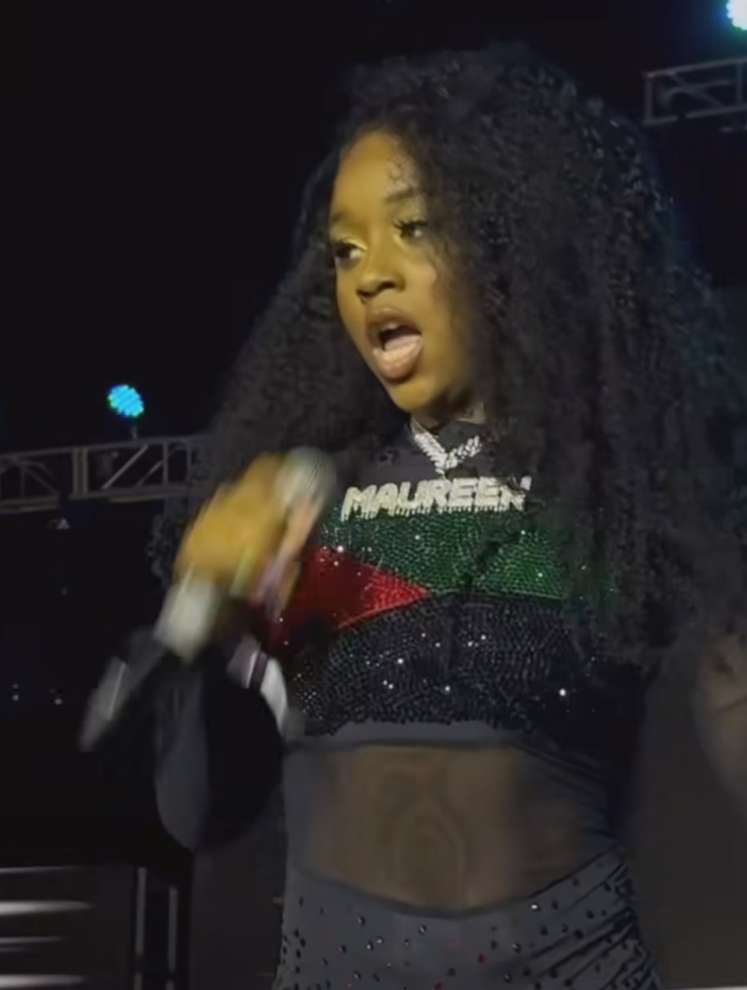 Maureen en ️💚🖤 au Trace Awards & Festival - Bondamanjak